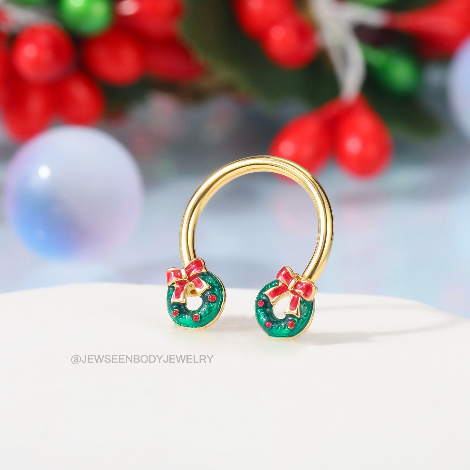 Christmas Septum Ring/cartilage Earring/daith Earring/helix Earring ...