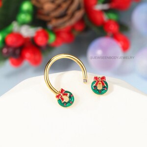 Christmas Septum Ring/cartilage Earring/daith Earring/helix Earring ...