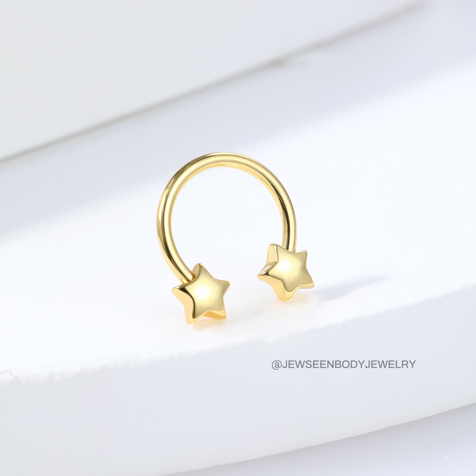 Star Septum Piercing/septum Ring/cartilage Earring/helix - Etsy