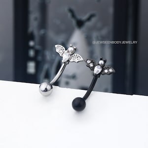 Bat Rook Piercing Jewelry/rook Earring/cartilage Earring/eyebrow Ring ...