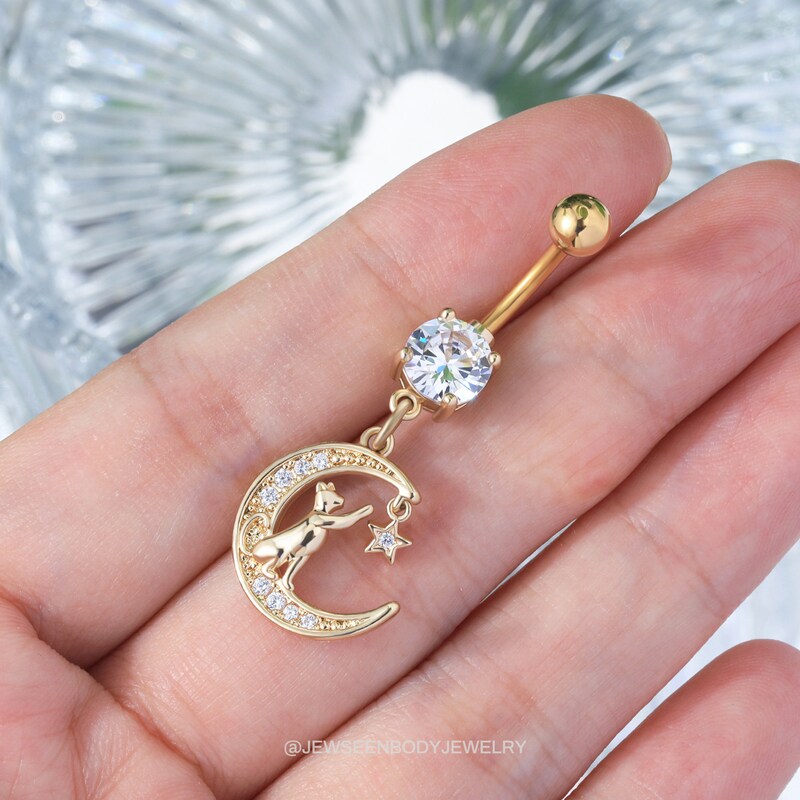 Unique Belly Ring - Etsy