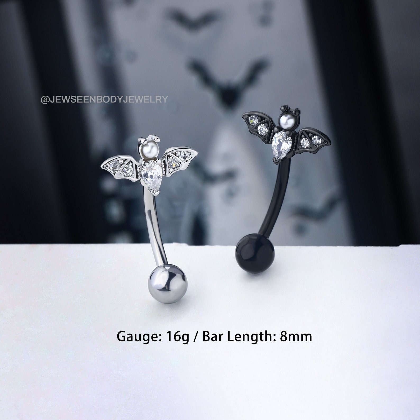Bat Rook Piercing Jewelry/rook Earring/cartilage - Etsy
