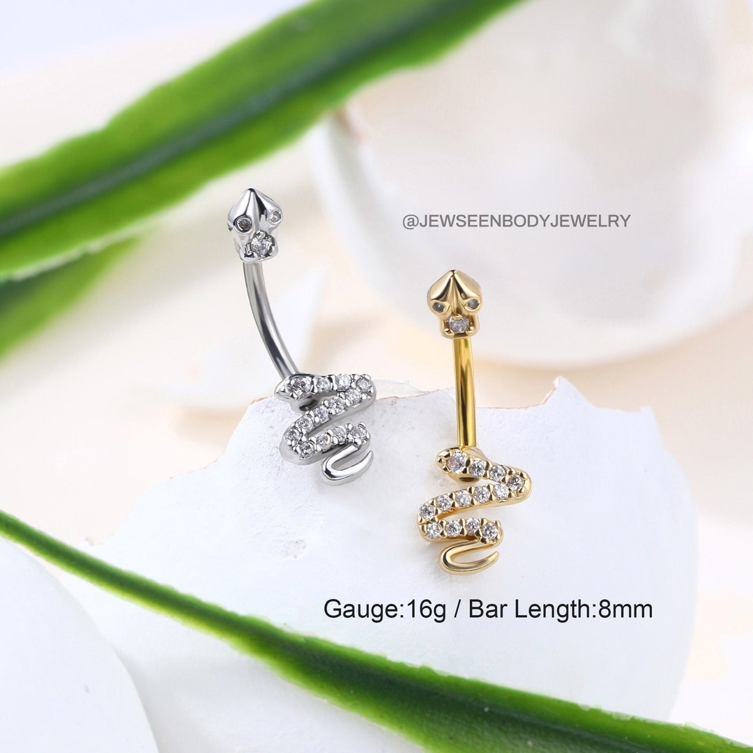 Snake Rook Earring Silver/rook Piercing Jewelry/cartilage Earring ...