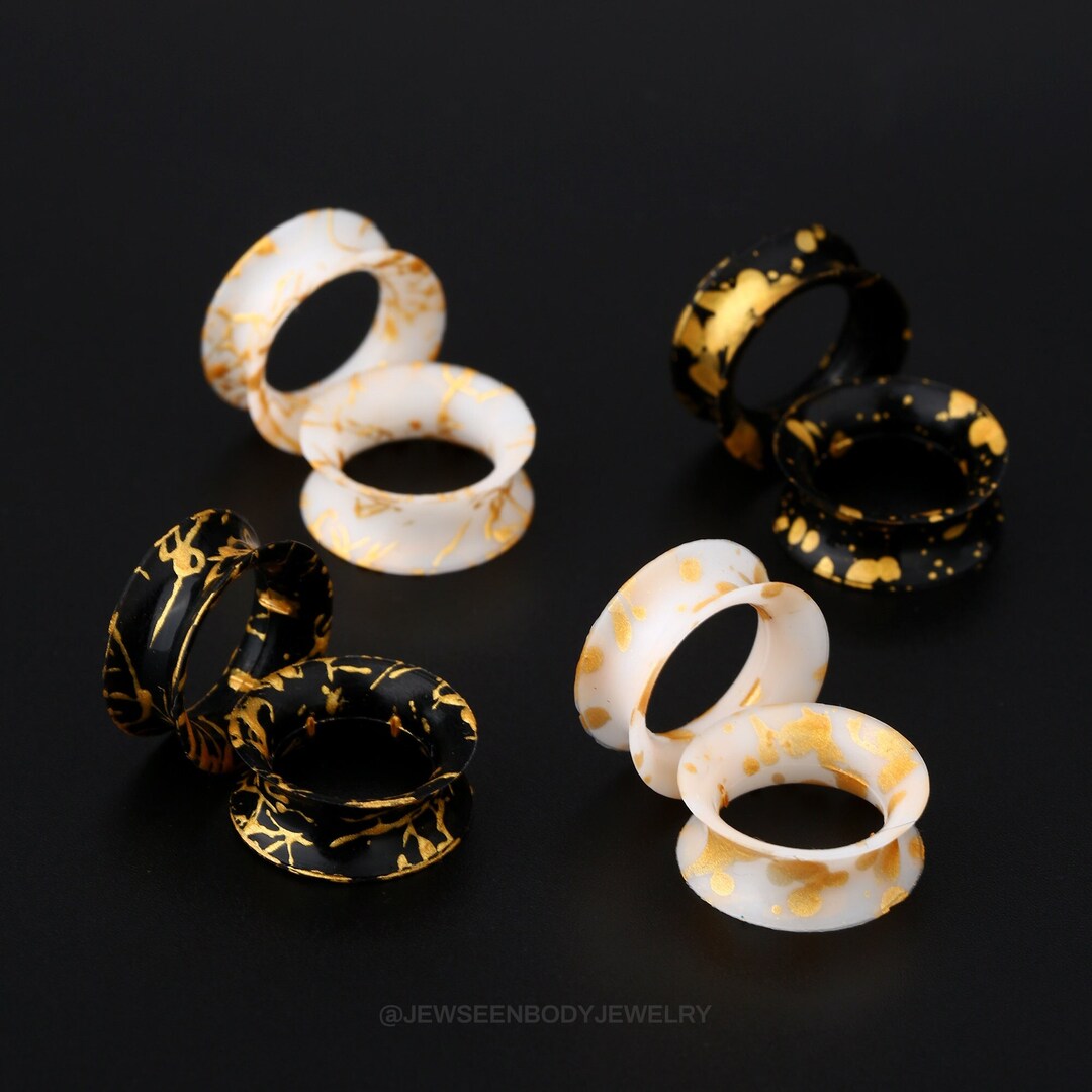 8pcs Soft Silicone Plugs/2g-1''silicone Gauges/plugs and Tunnels/ear ...