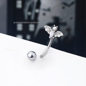 Bat Rook Piercing Jewelry/rook Earring/cartilage Earring/eyebrow Ring ...