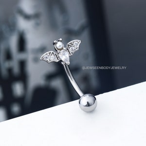 Bat Rook Piercing Jewelry/rook Earring/cartilage Earring/eyebrow Ring ...