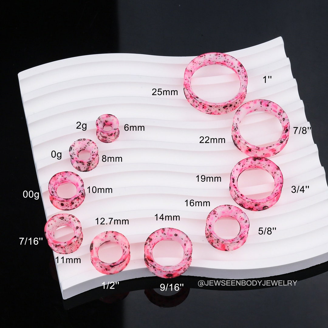 20PCS Flexible Ear Stretching/soft Tunnel Set/2g-1''silicone Flesh ...