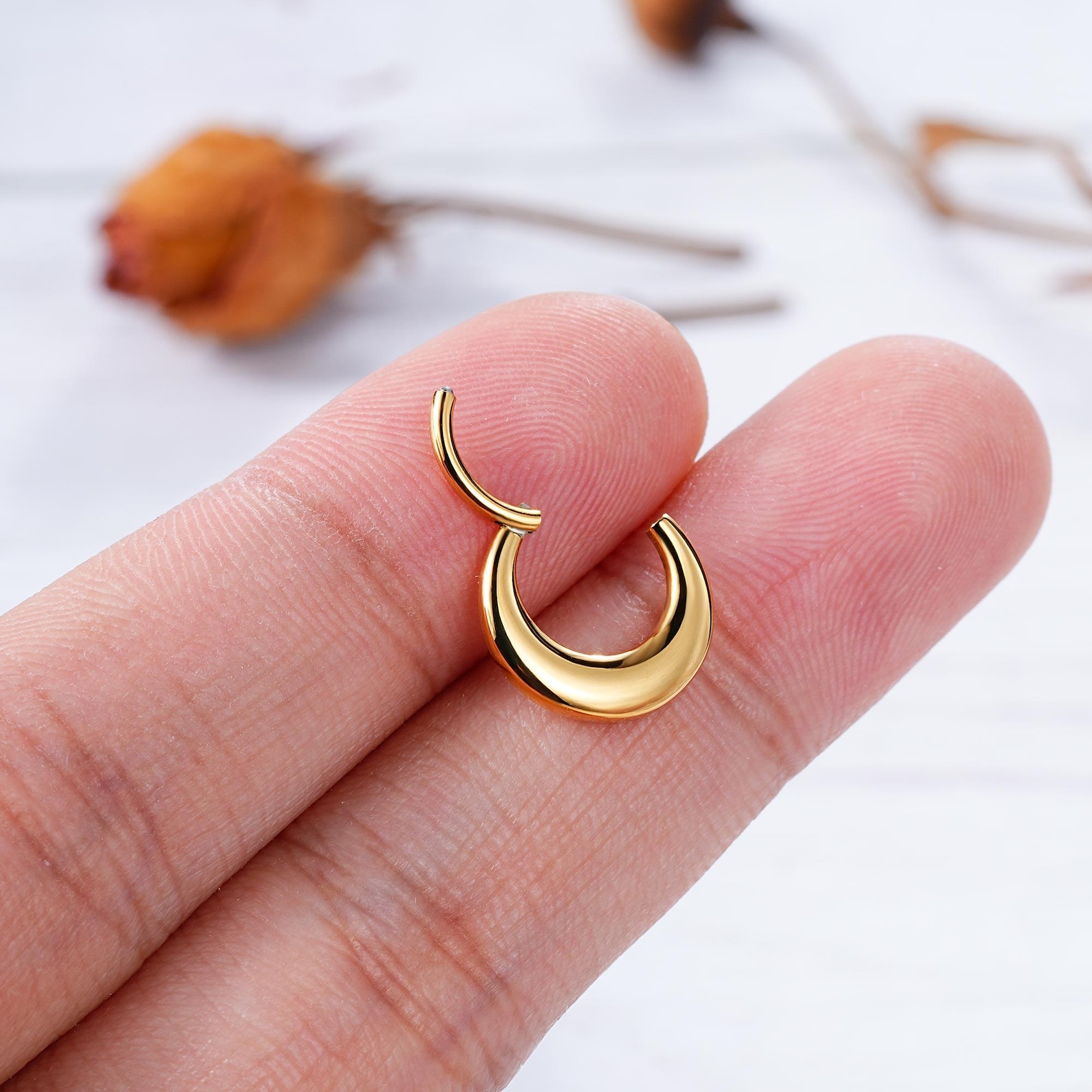 16G 14G Fat Septum Ring/cartilage Earring/helix Earring/daith Piercing ...