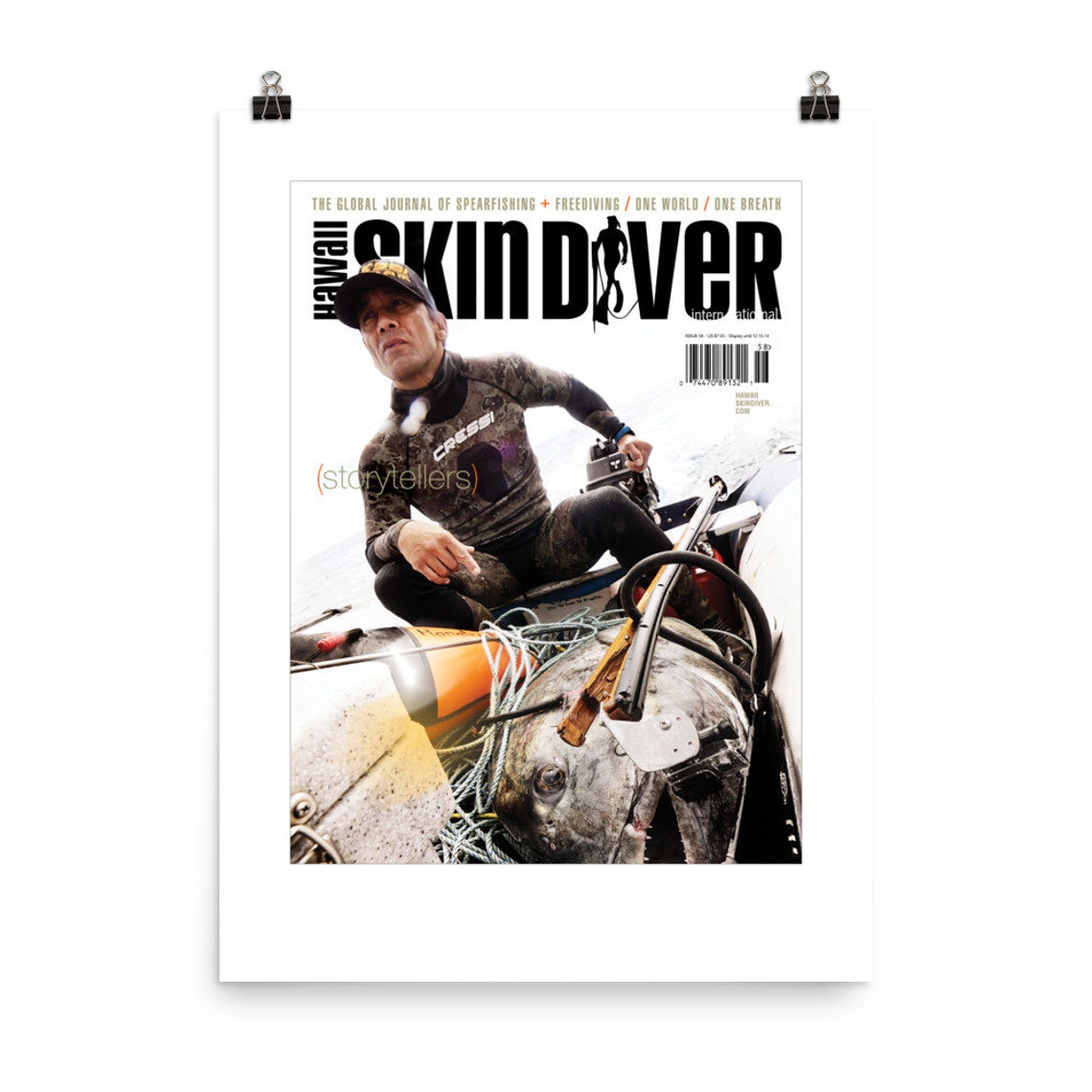 Hawaii Skin Diver Magazine Issue 58 Cover 18 X 24 In. - Etsy