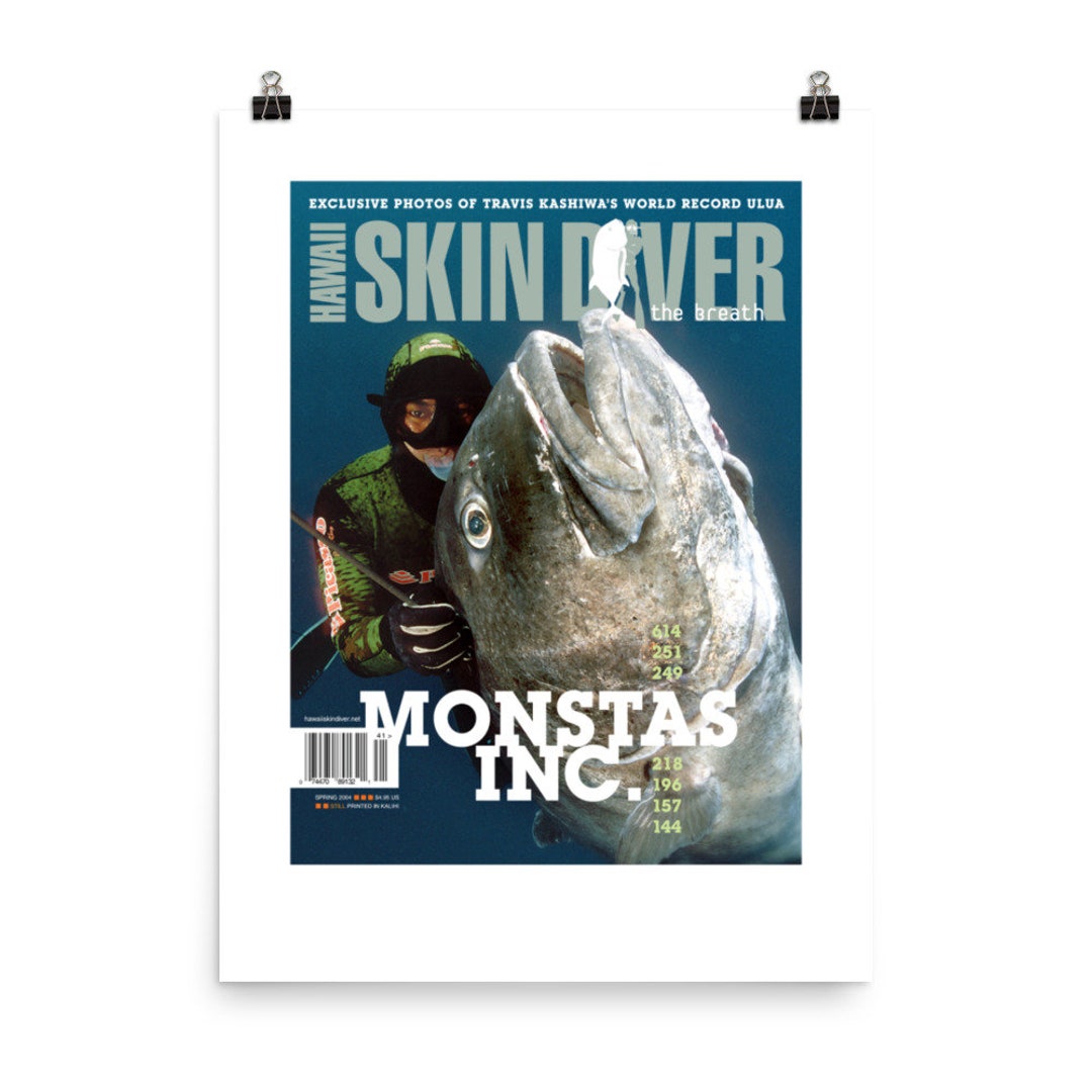 Hawaii Skin Diver Magazine Issue 20 Cover 18 X 24 In. Poster Semi-gloss ...