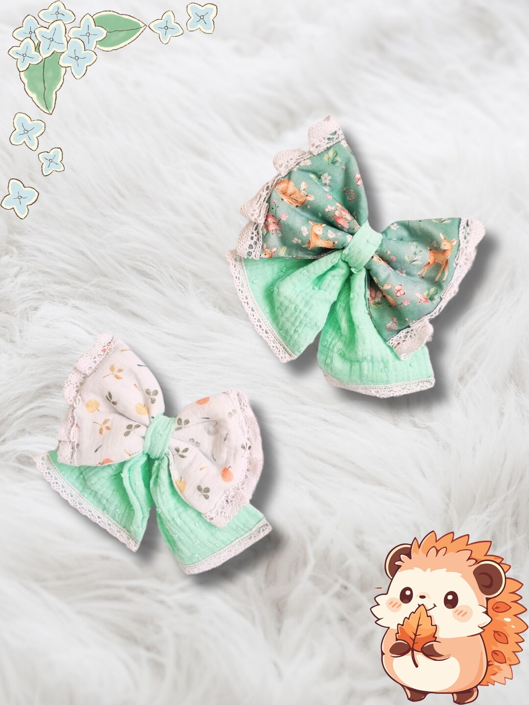 Cute Cottagecore Hair Bow - Etsy