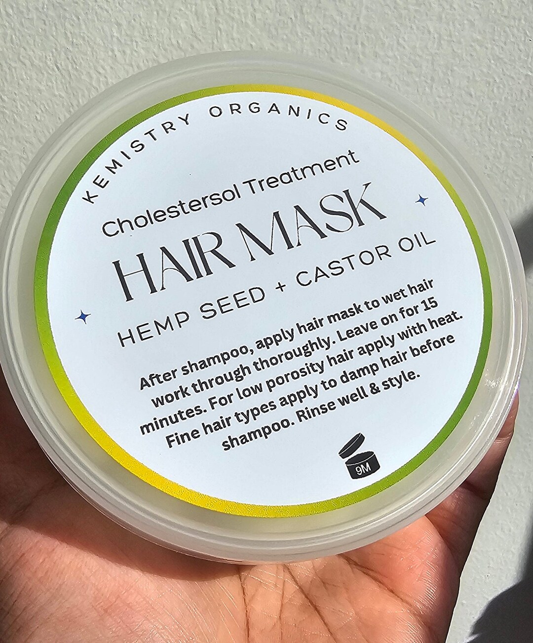 16 Oz Castor Oil Cholesterol Hair Mask With Hemp Seed Castor Leaf Tea ...