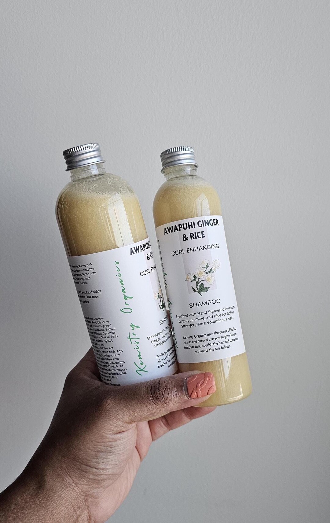 Awapuhi Rice Water Curl Enhancing Volumizing Ginger & Jasmine Shampoo ...