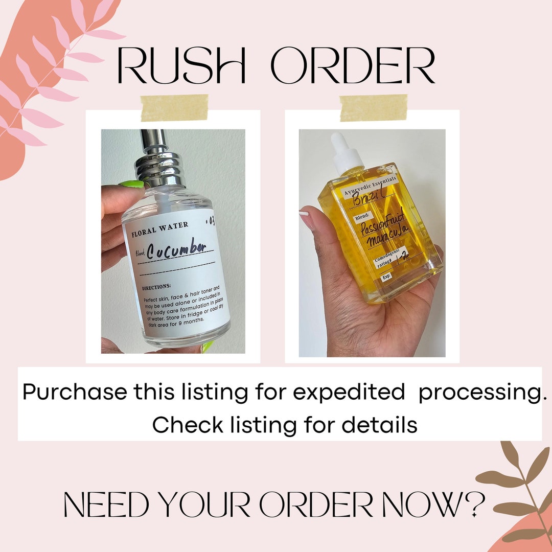 RUSH ORDER Expedited Processing - Etsy
