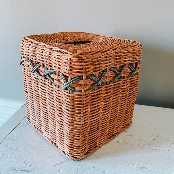 Wicker Basket - Etsy