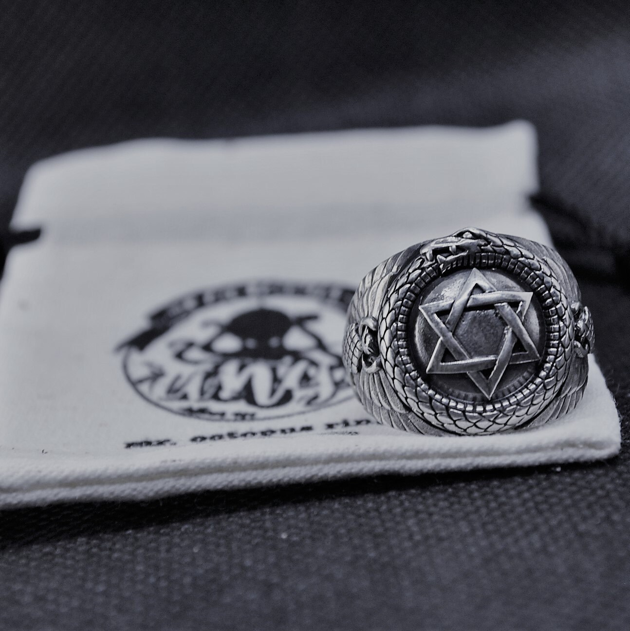 Star of David Ring. Ourobo Ring. Uroboros Ring. Jewish Ring. | Etsy