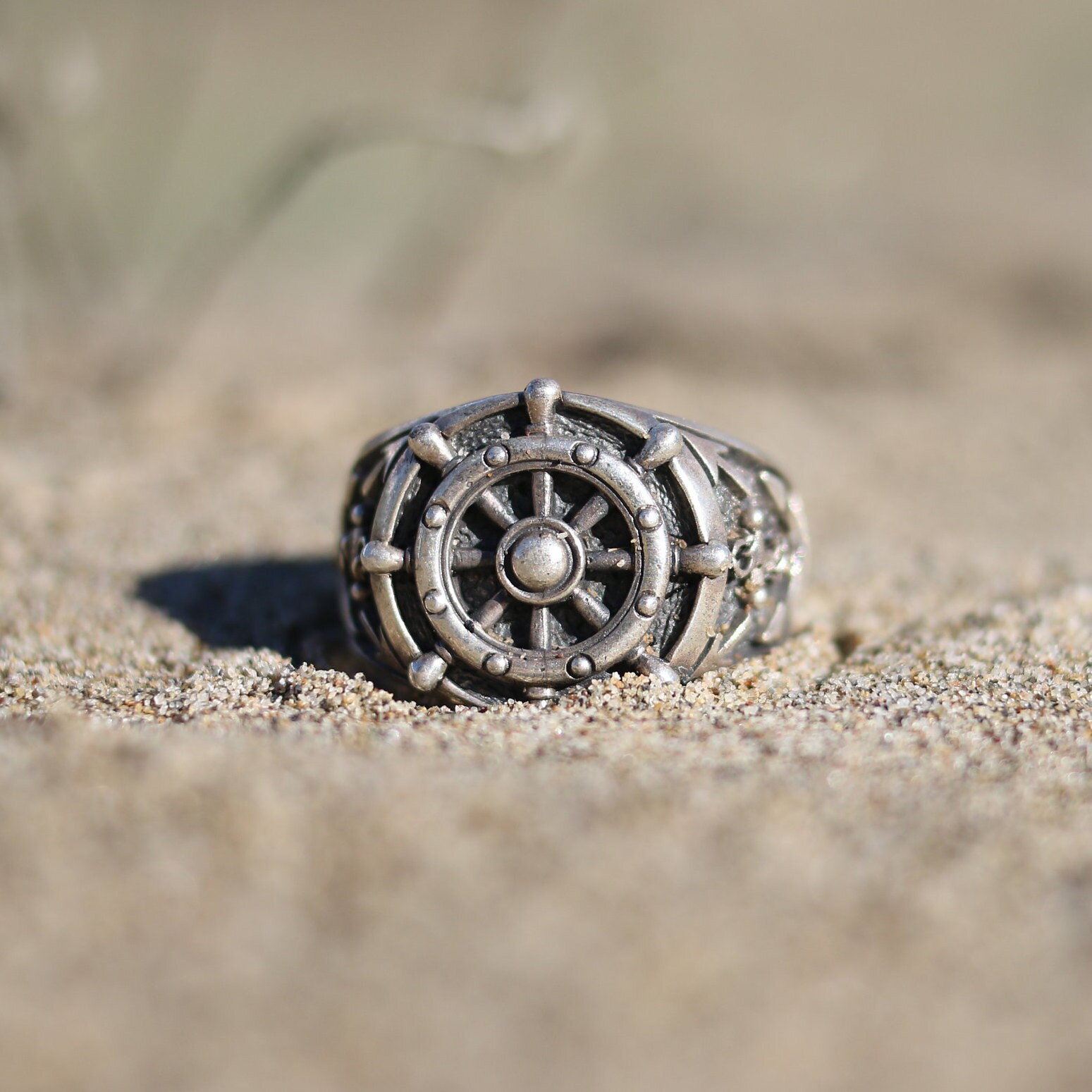 Rudder Ring. Pirate Ring. Male Ring. Ring Man. 925 Silver - Etsy UK