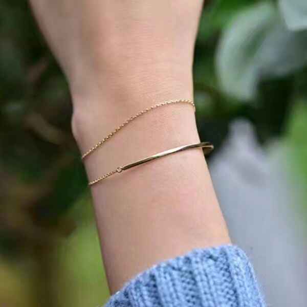 Metal Half Bracelet - Etsy