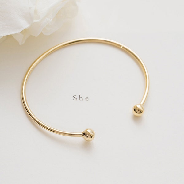Gold Bracelet With Balls for Women - Etsy