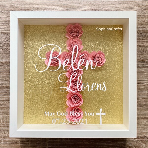 Baptism Shadow Box - Etsy
