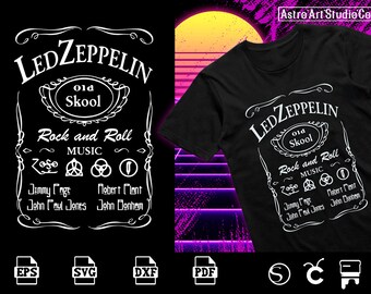 Led Zeppelin Svg | Etsy