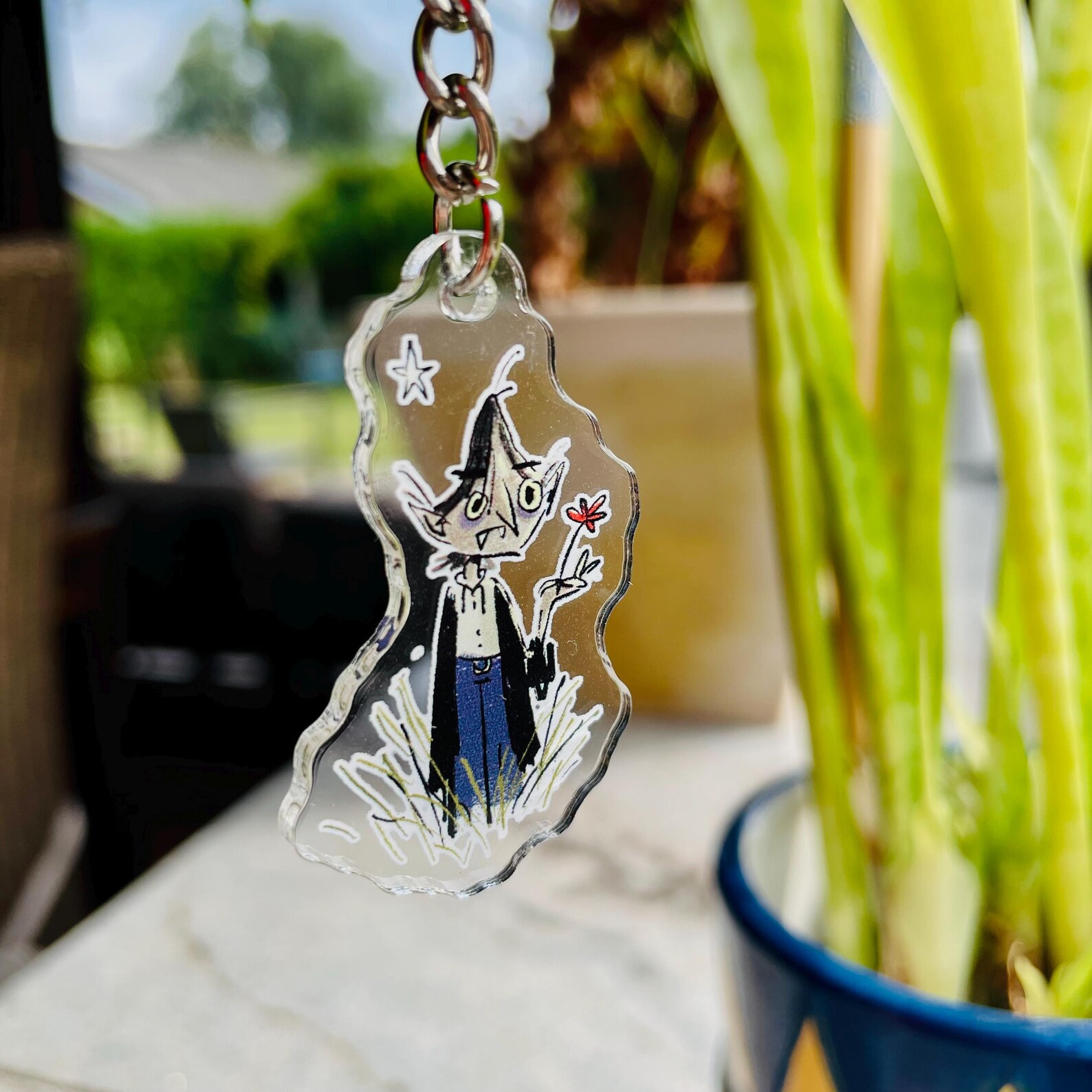 Cute Vampire Keychain - Little Gardening Vampire Gadget - Etsy