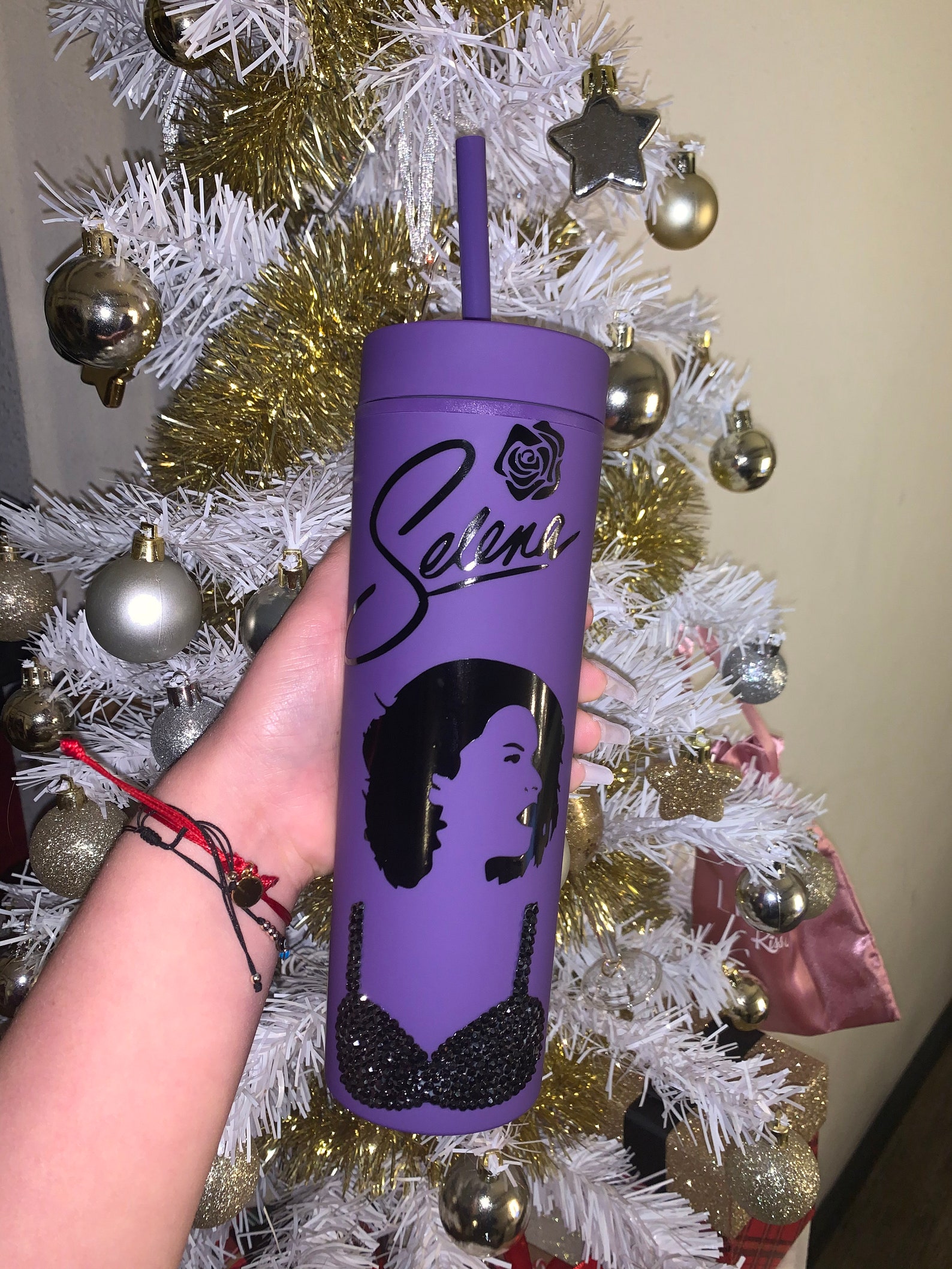 Selena Quintanilla Cup With Rhinestones - Etsy Hong Kong