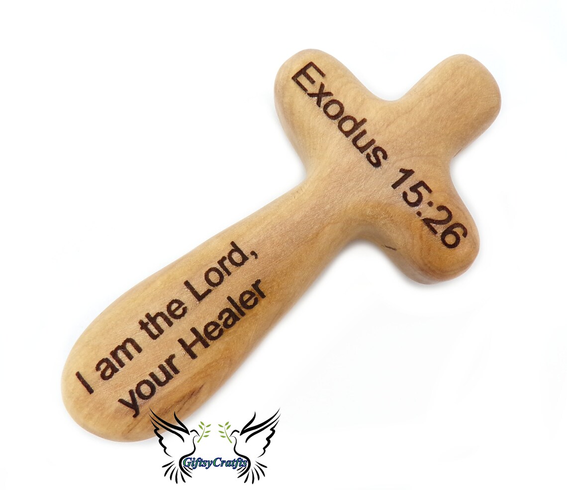 Personalized Healer Healing Cross. Hand-held Palm Praying | Etsy