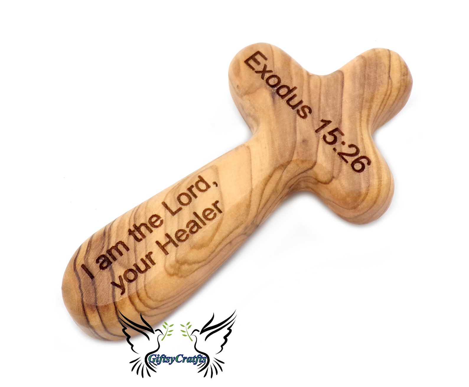 Personalized Healer Healing Cross. Hand-held Palm Praying | Etsy