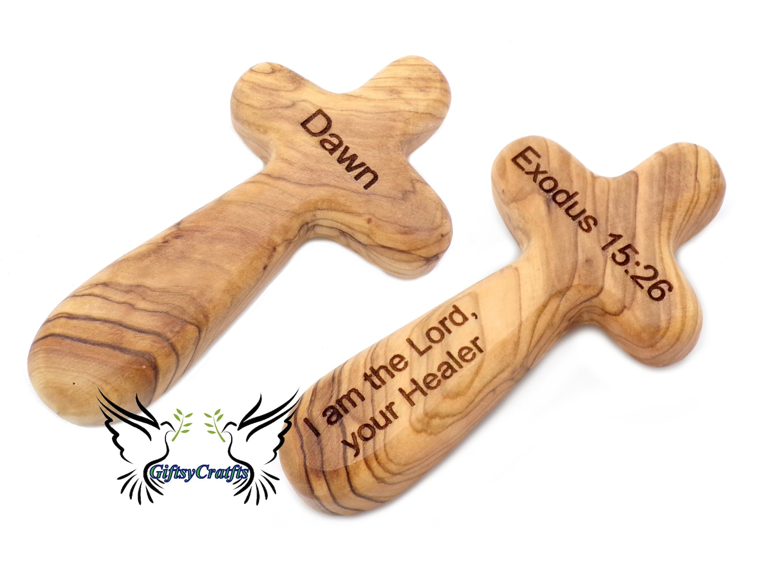 Personalized Healer Healing Cross. Hand-held Palm Praying | Etsy