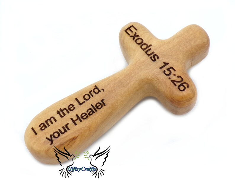 Personalized Healer Healing Cross. Hand-held Palm Praying | Etsy