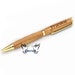 Customizable Ballpoint Pen. 5th Anniversary Gift for Him Her Olive Wood ...
