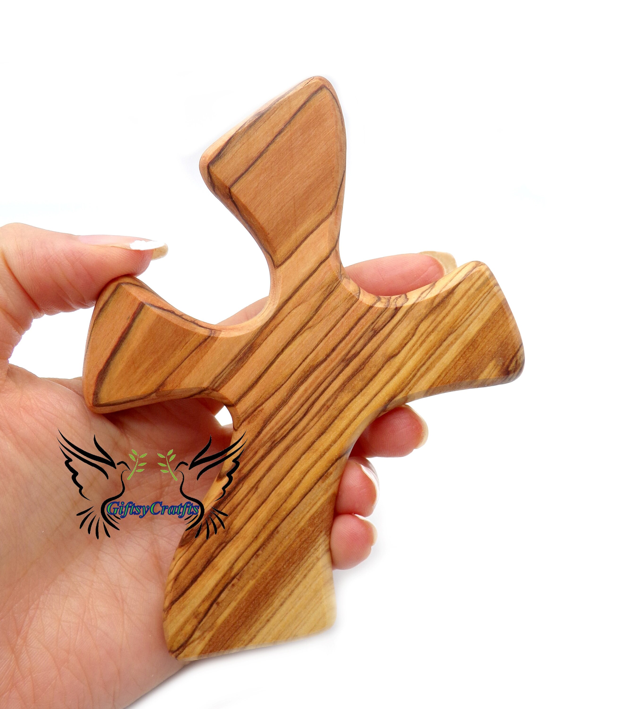 Comfort Cross. Hand-held Palm Praying Cross. Customized - Etsy