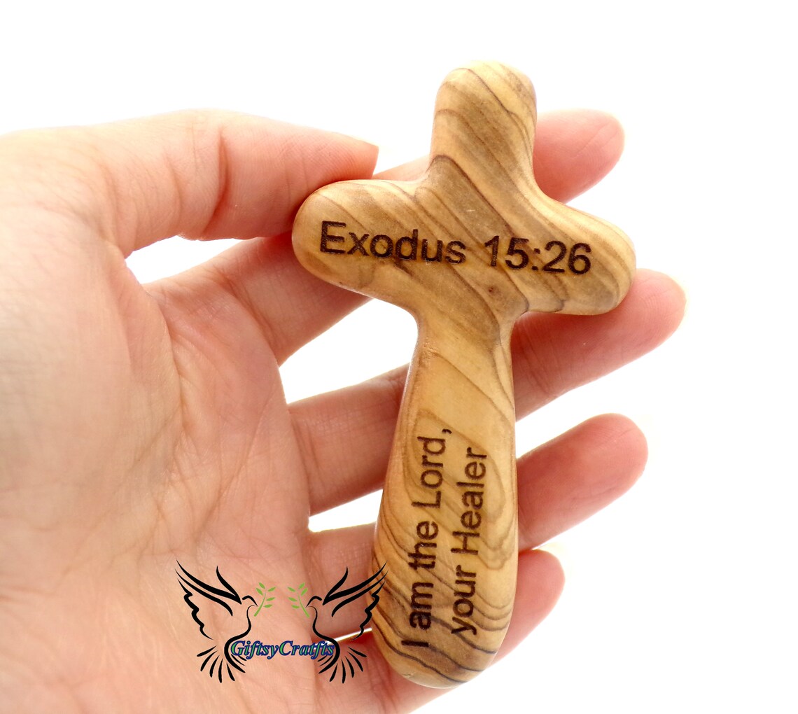 Personalized Healer Healing Cross. Hand-held Palm Praying | Etsy