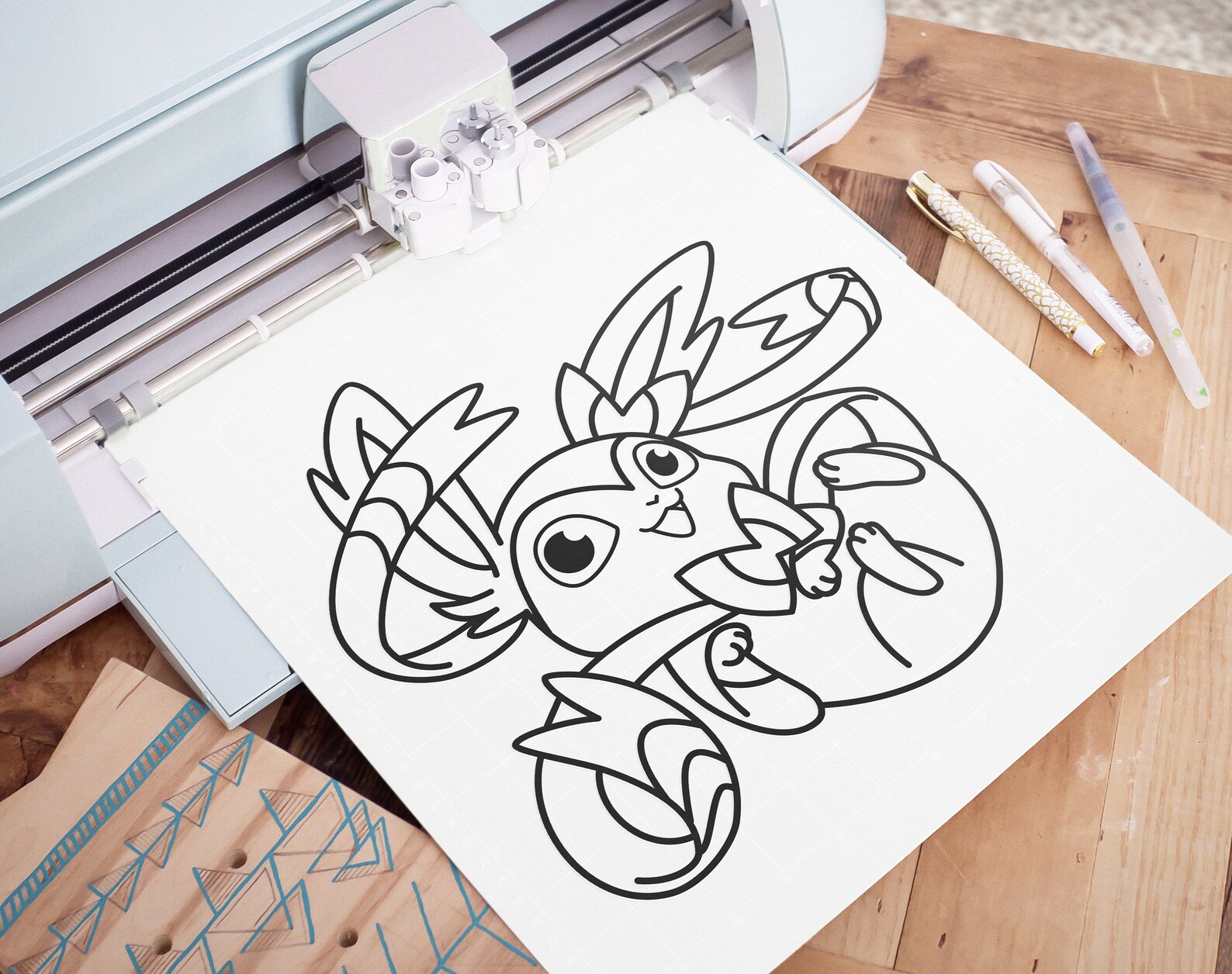 Eevee Evolutions Outline Bundle SVG Clipart Pokemon Cut file | Etsy