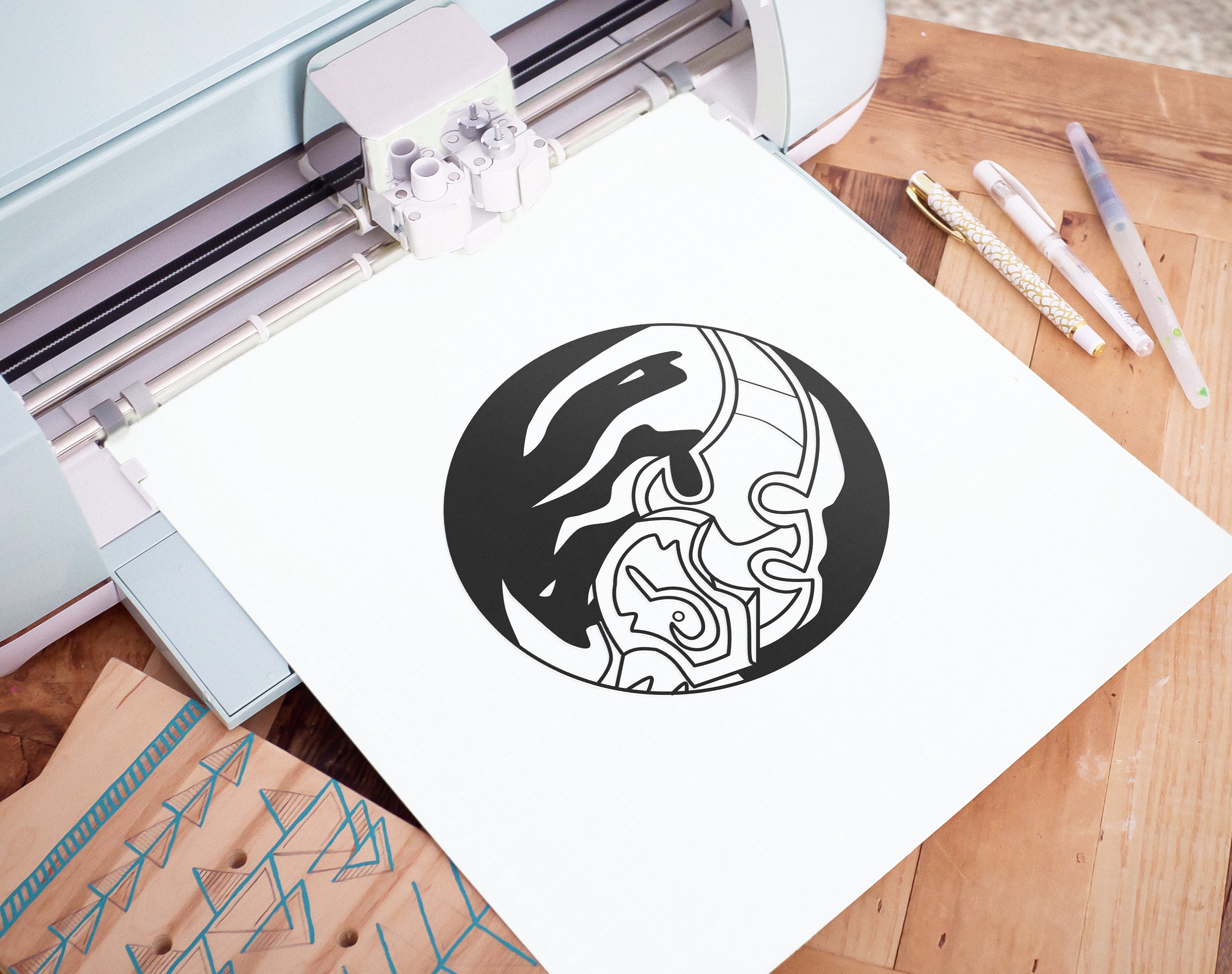 Demon Hunter Class Icon SVG Clipart World of warcraft Cut | Etsy