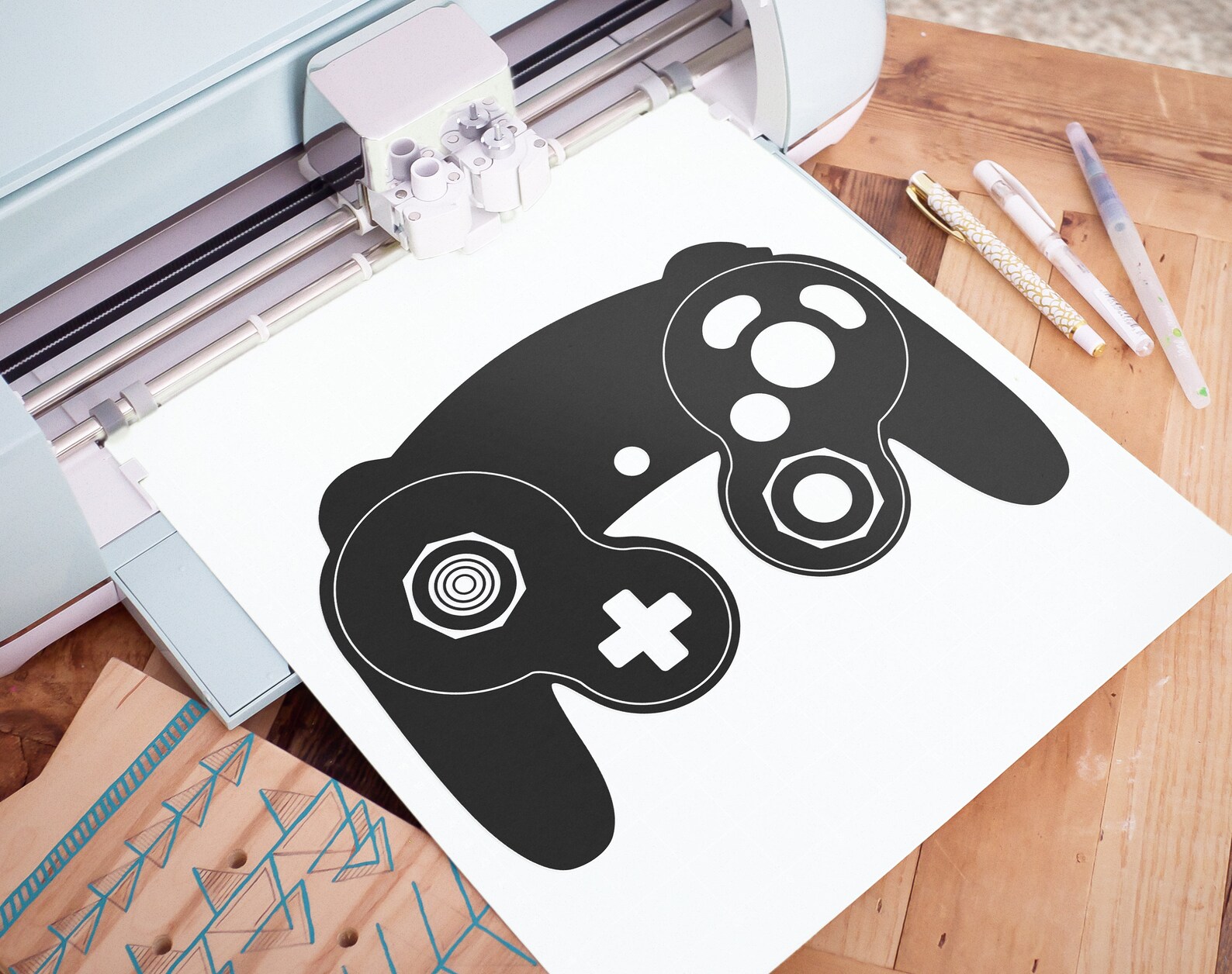 Retro Gamecube Controller Vector svg jpg png psd ai | Etsy
