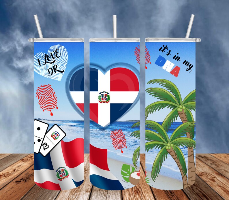 Tumbler Dominican Republic Day Tumbler, - Etsy