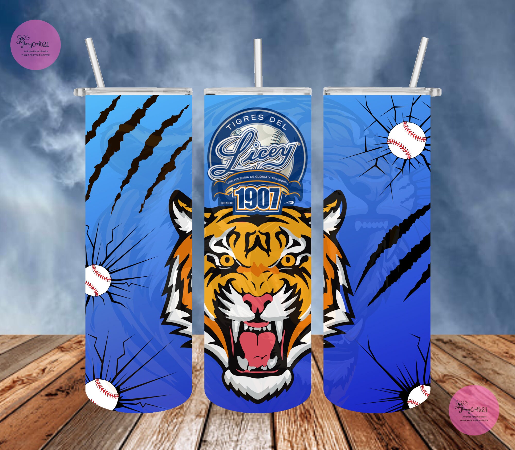 Tumbler 20 Oz Template Tigueres Del Licey - Etsy