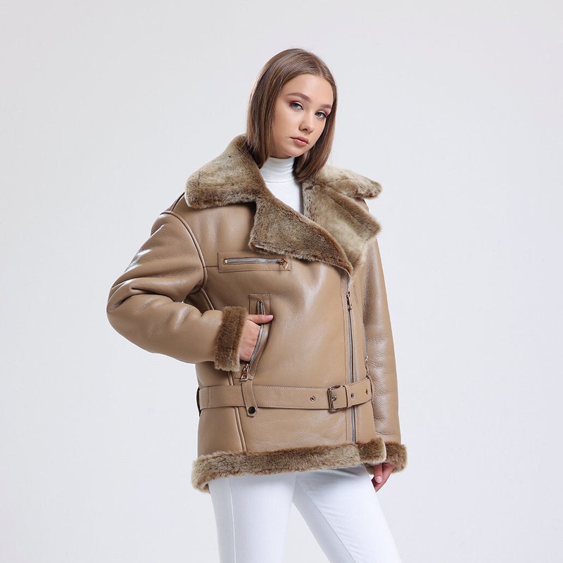 Jas met bont aan de binnenkant - Etsy Nederland