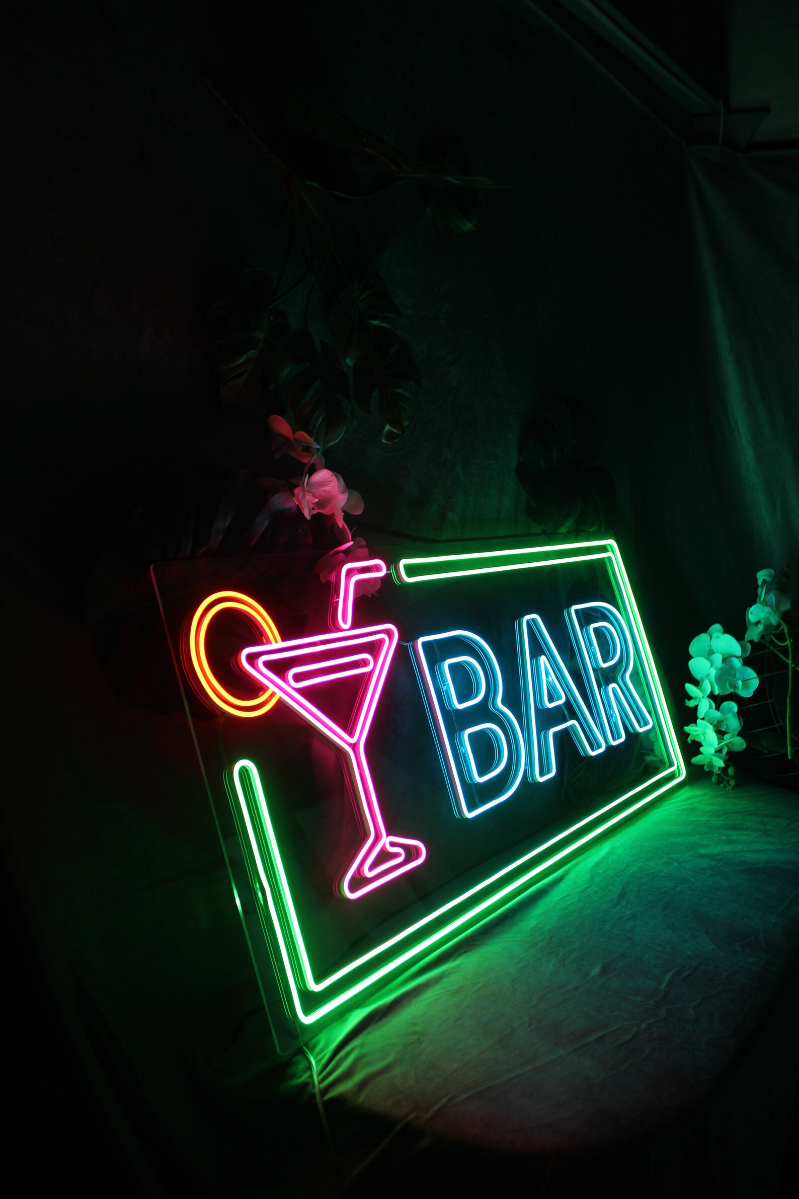Bar Neon Sign I Custom Neon Cocktail Sign I LED Bar Decor I Custom Bar ...