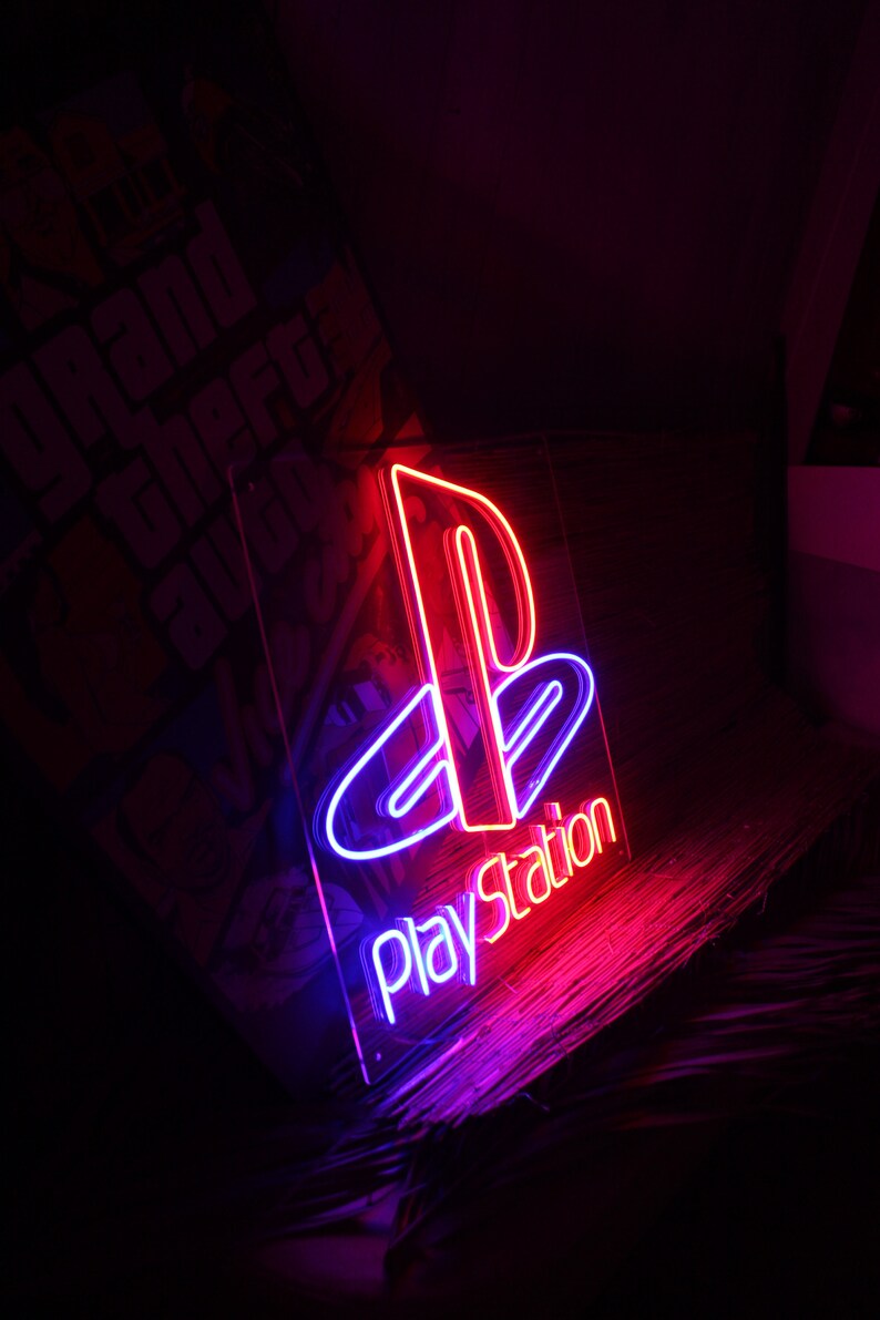 Custom Playstation Logo Neon Sign, Gamer Room Decor - Etsy
