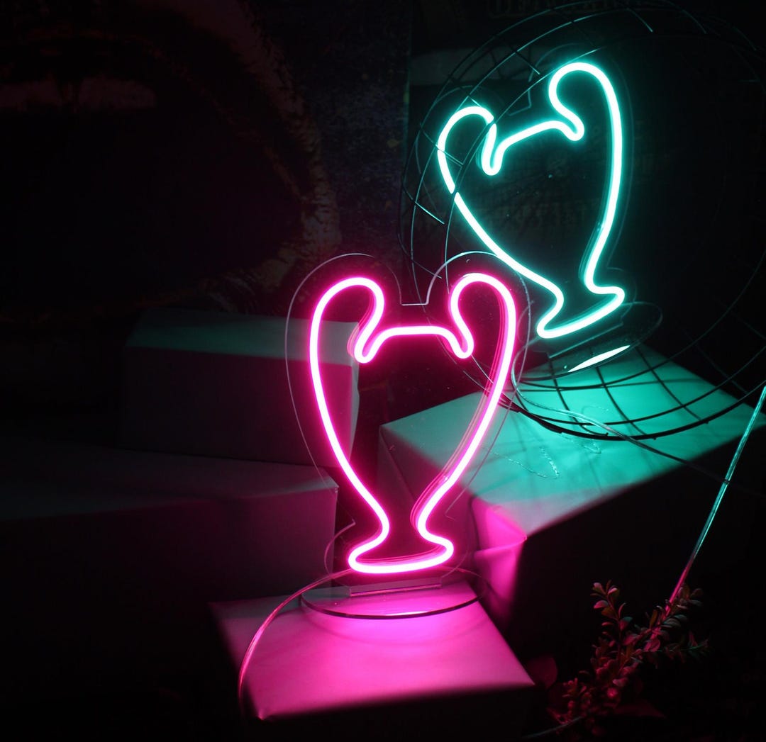 Sports Cup Neon, Sport Bar Sign Wall Art, Sport Cup Light, Sport Neon ...