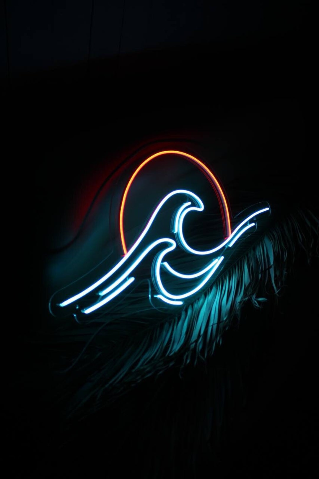 Wave Neon Sign LED Neon Sign, Wall Decor, Wall Sign, Sea Led Neon Sign ...