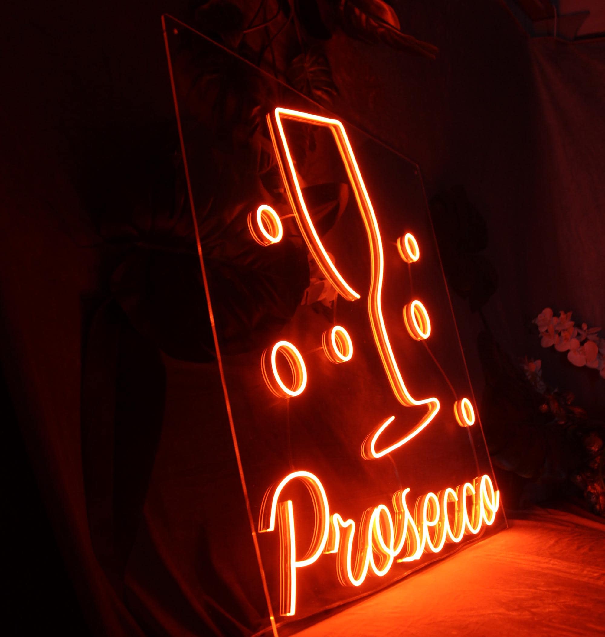 Prosecco Bar Neon Sign, Bar Neon Sign Business Decoration Custom Neon ...