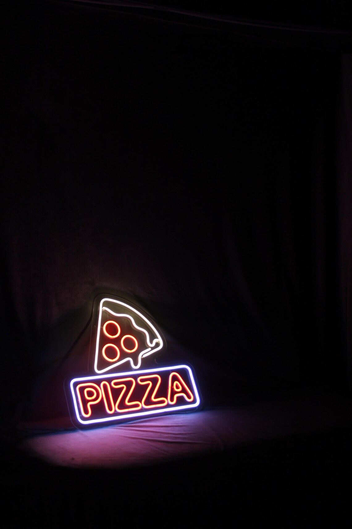 Pizza Neon Sign Custom Food Neon Sign Art for Fast Food Shop Sign ...