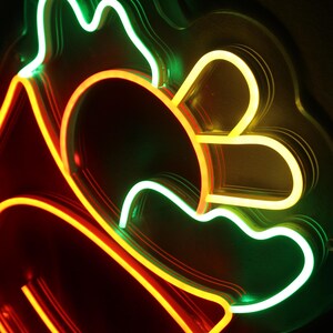 Shawarma Neon Sign, LED Wall Art for Restaurants, Food Stalls, or ...