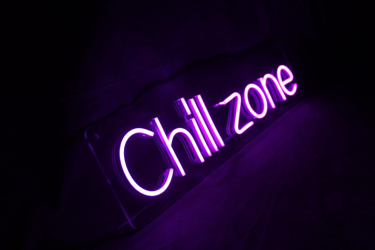 Chill Zone Neon Sign - LED Wall Decor for Home, Bar, or Café - Etsy