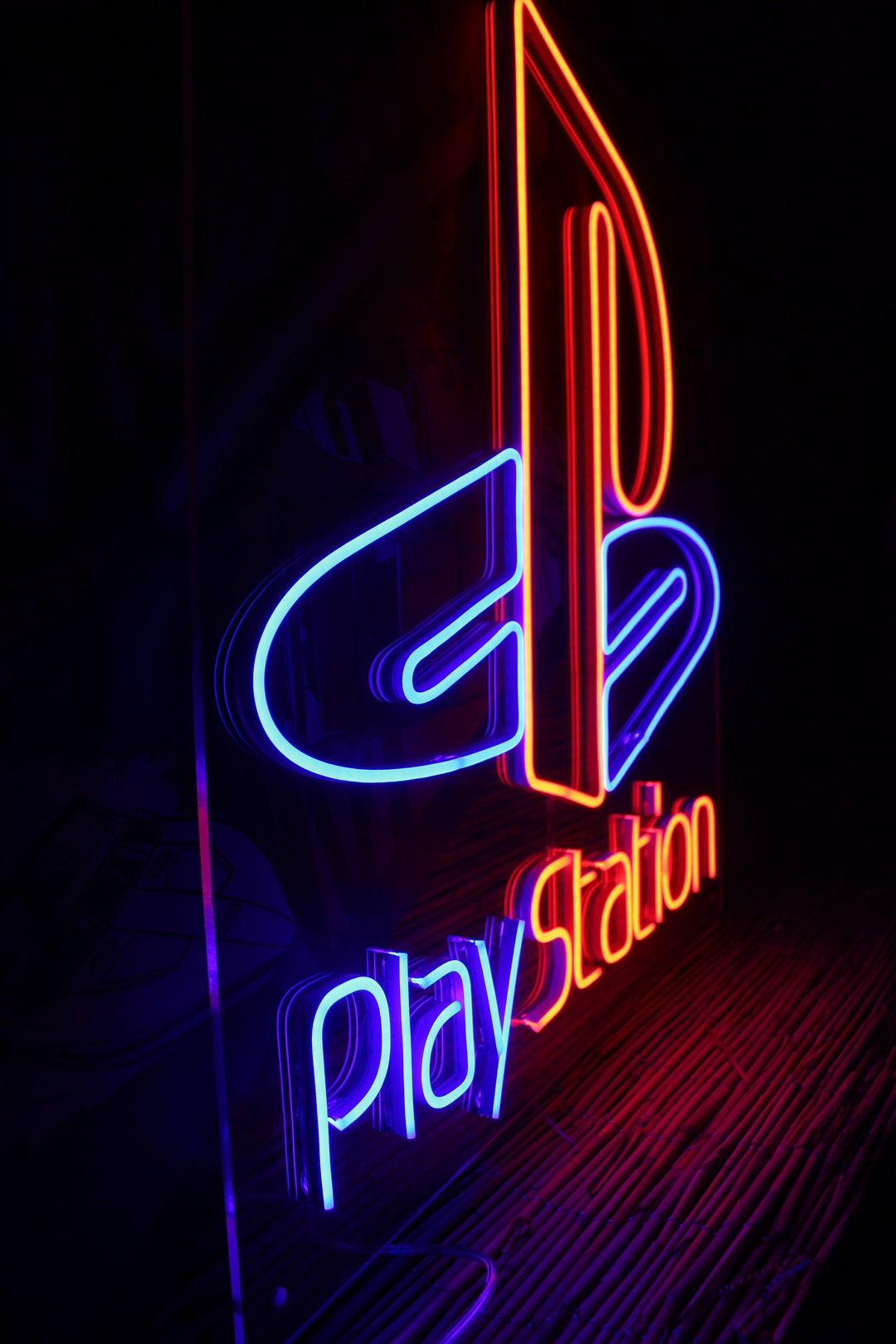 Custom Playstation Neon Sign Neon Signs for Gamers Custom Gamer Logo ...