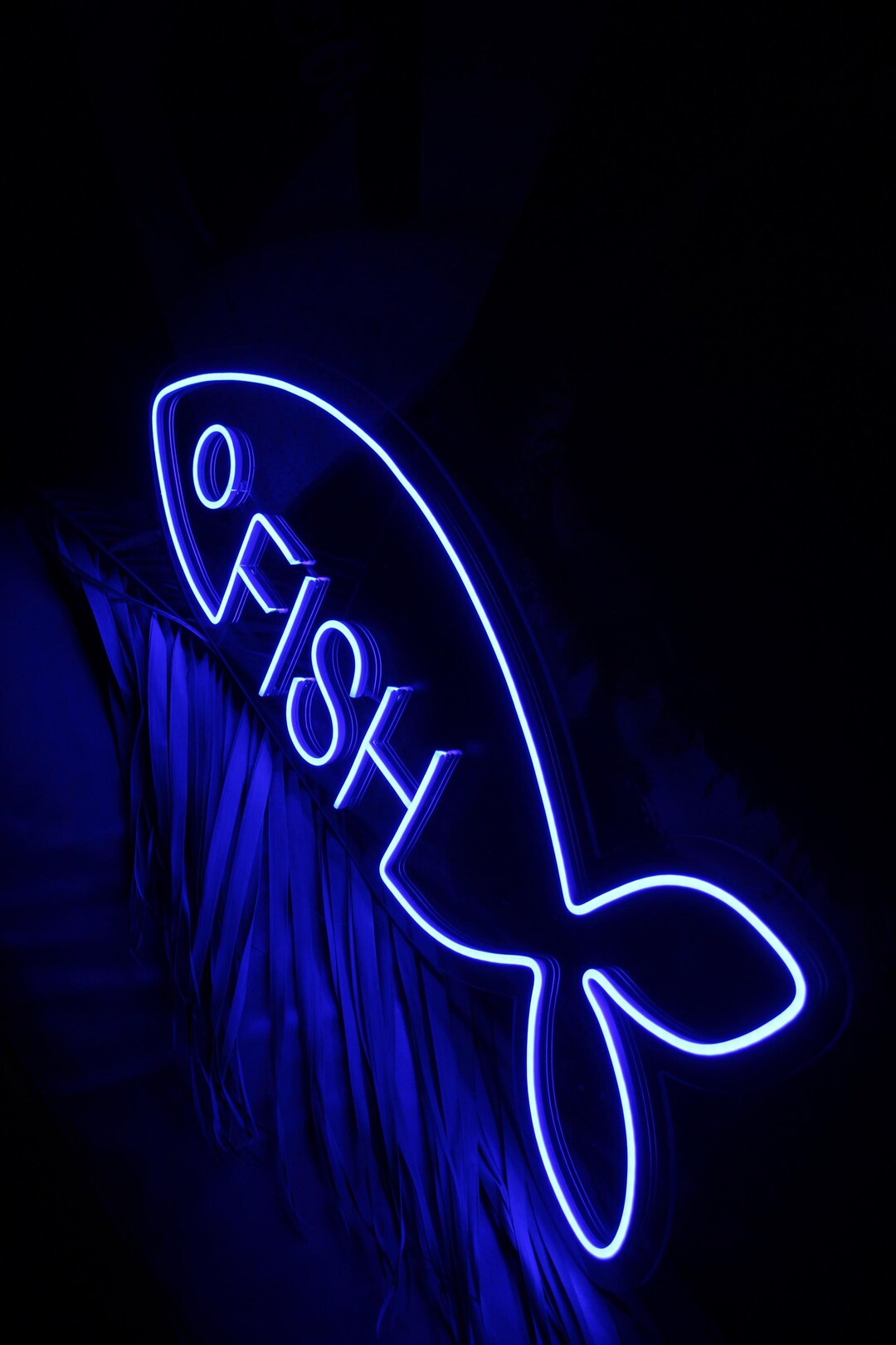 Fish Led Sign, Fish Neon Sign, Fish Led Light, Fish Neon Light, Room ...